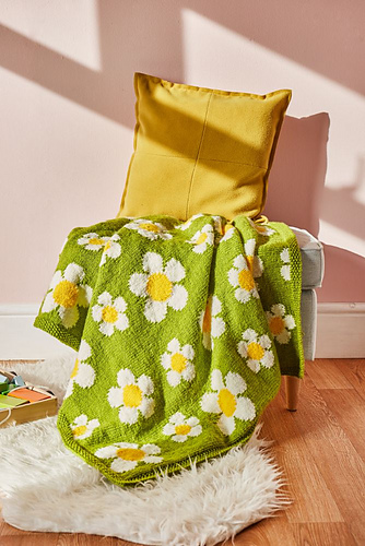 Ravelry: Daisy Chain Blanket (KNIT) pattern by Vikki Bird