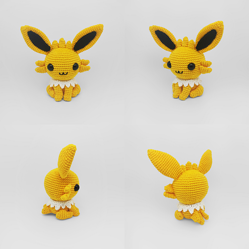 Ravelry: Vaporeon, Jolteon & Flareon pattern by Erin Kim