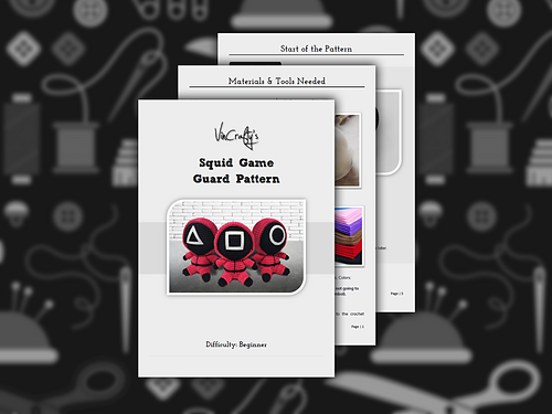 Ravelry: Squid Game Guard pattern by Erin Kim