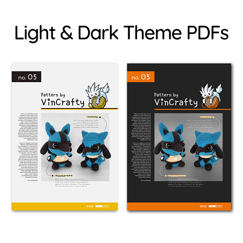 Ravelry: Lucario & Riolu pattern by Erin Kim