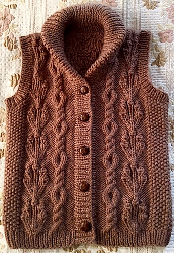 Ravelry: 214a-01 Collared Vest pattern by Pierrot (Gosyo Co., Ltd)