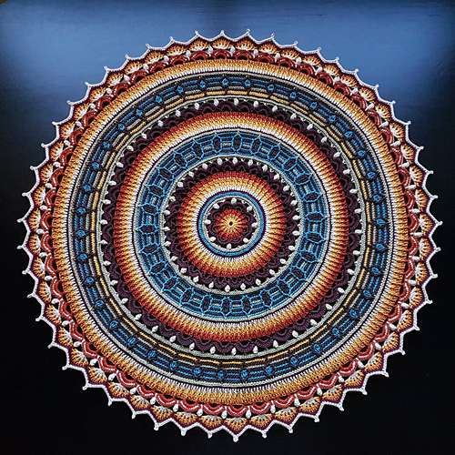 Ravelry: Anemone Mandala pattern by Maria Limnell