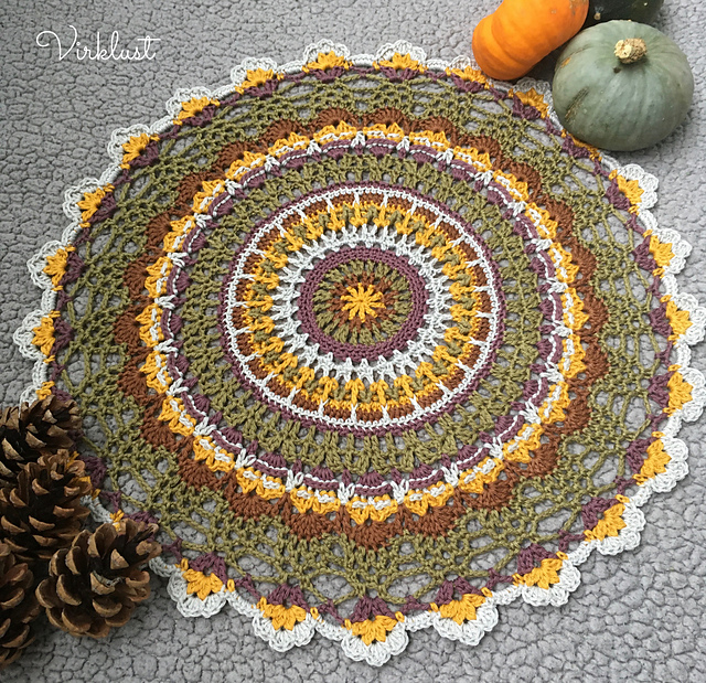 Ravelry: Enchanted Forest Mandala pattern by Karin Åshammar/Virklust