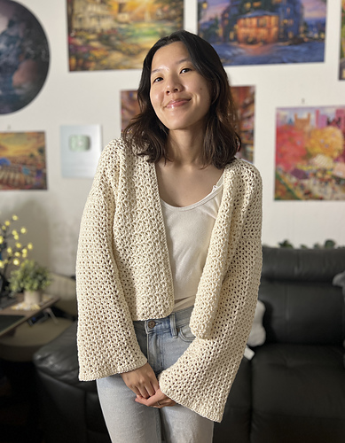 Ravelry: Crochet Mesh Cardigan pattern by Viv Crochets
