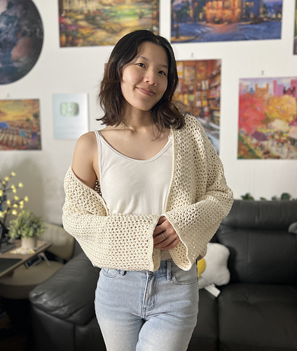 Ravelry: Crochet Mesh Cardigan pattern by Viv Crochets