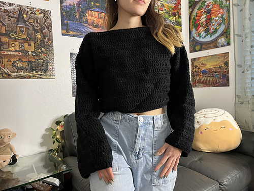 Ravelry: Crochet Oversized Drapey Sweater pattern by Viv Crochets