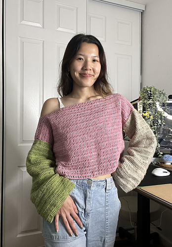 Ravelry: Crochet Oversized Drapey Sweater pattern by Viv Crochets