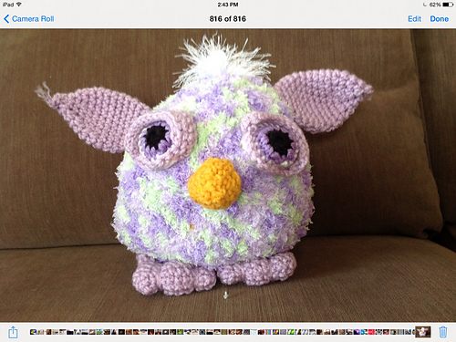 Ravelry: Furby Inspired Softie pattern by Lori-Anne Carr
