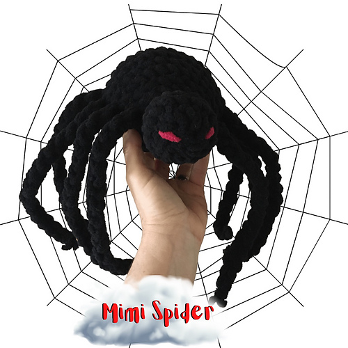 Ravelry: Mimi Spider amigurumi pattern by ViviTricote