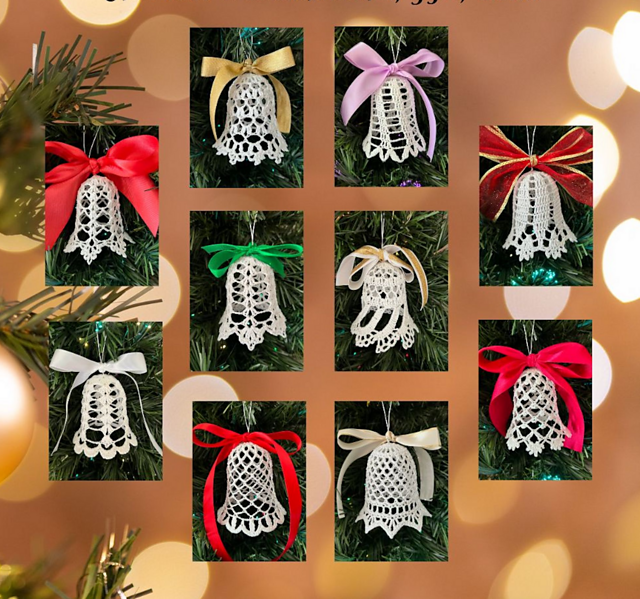 Ravelry: Ten Bell Ornaments pattern by Irina Eccles