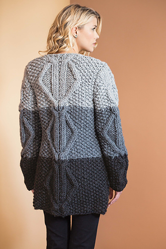 Ravelry: #15 Tri-Color Cardigan pattern by Ann Regis