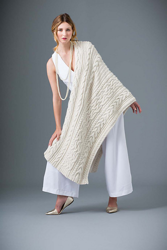 Ravelry: #12 Aran Shawl pattern by Mari Lynn Patrick
