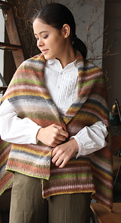 Ravelry: Poncho/Shawl pattern by Noro