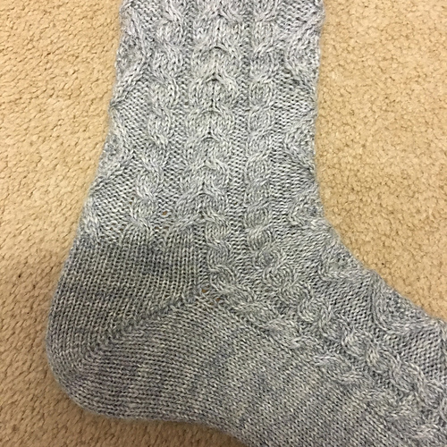 Ravelry: Fine and Smooshy Cable Socks pattern by Yvonne Kadwell