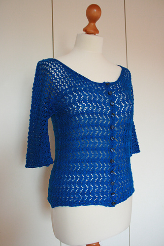 Ravelry: Sideways Knitted Cardigan pattern by Debbie Bliss