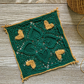 Ravelry: Sweetheart Square pattern by Julia Hart