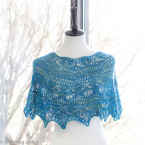 Ravelry: 1 Skein Dance in the Rain Poncho pattern by Cindy Garland