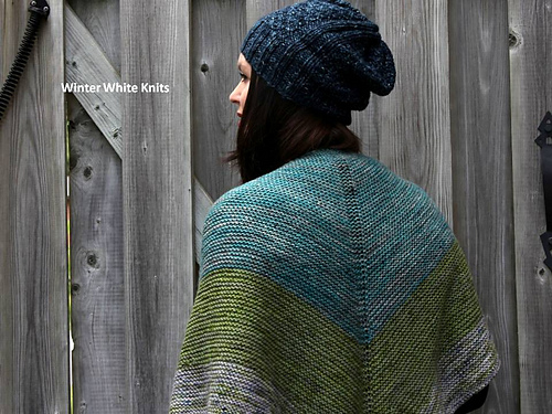 Ravelry: The Cozy DK Shawl pattern by Winter White Knits