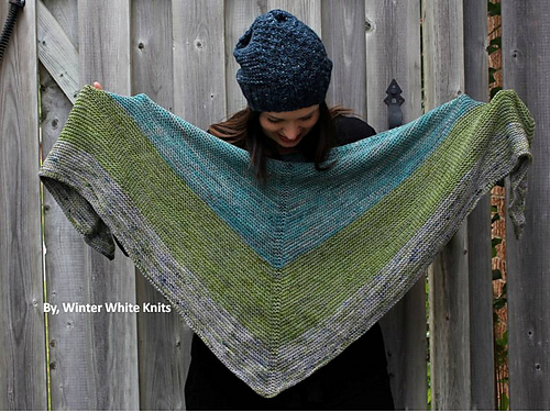 Ravelry: The Cozy DK Shawl pattern by Winter White Knits