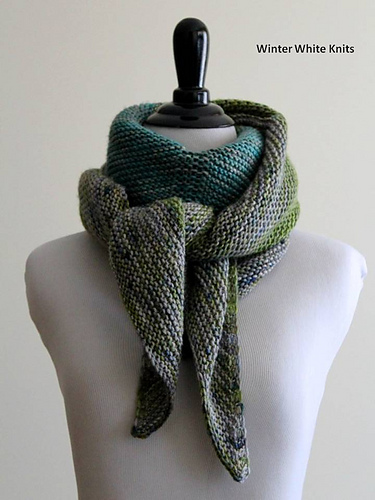 Ravelry: The Cozy DK Shawl pattern by Winter White Knits
