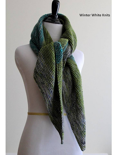 Ravelry: The Cozy DK Shawl pattern by Winter White Knits