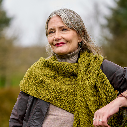 Ravelry: Erin Elongated Triangle Shawl pattern by Sarah Hatton