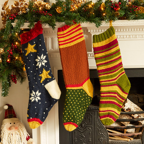 Ravelry: Saint Nicholas Stockings pattern by Jenny Watson