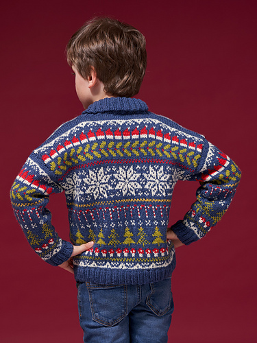 Ravelry: Felix Boys Festive Jumper pattern by Rosee Woodland