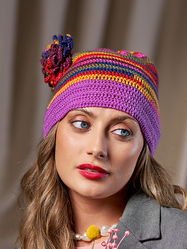 Ravelry: Hayley Knit & Crochet Hats pattern by Zandra Rhodes