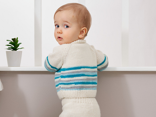 Ravelry: Peek-A-Boo Cardigan, Jumper and Pants pattern by Jenny Watson