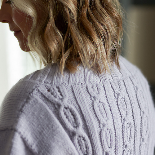Ravelry: Celine Cable Back Cardigan & Jumper pattern by Sarah Hatton