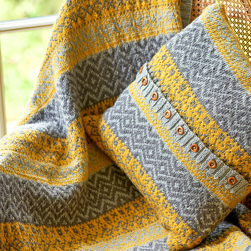 Ravelry: Firth Fair Isle Blanket & Cushion pattern by Jenny Watson
