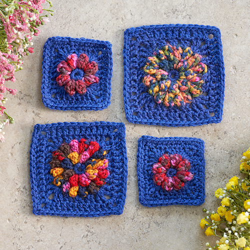 Ravelry: Bloom Blanket CAL- Part One Sewing Seeds pattern by Zandra Rhodes