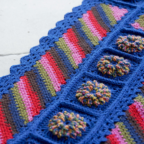 Ravelry: Bloom Blanket CAL- Part One Sewing Seeds pattern by Zandra Rhodes