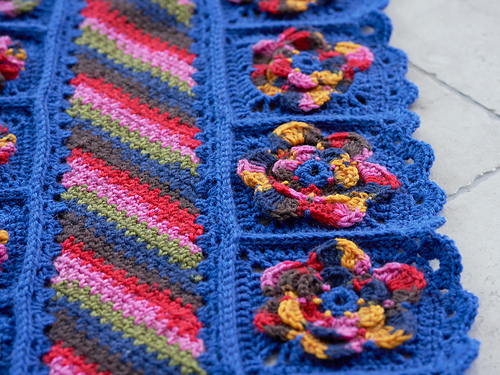 Ravelry: Bloom Blanket CAL- Part One Sewing Seeds pattern by Zandra Rhodes