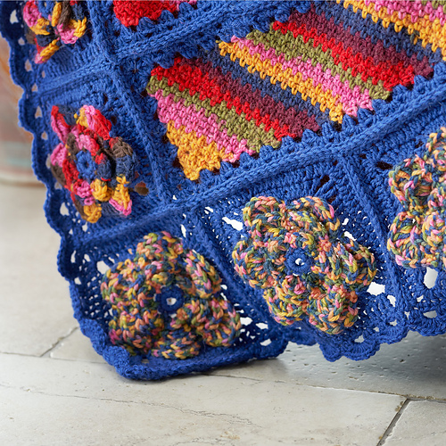Ravelry: Bloom Blanket CAL- Part One Sewing Seeds pattern by Zandra Rhodes