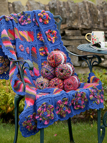 Ravelry: Bloom Blanket CAL- Part One Sewing Seeds pattern by Zandra Rhodes