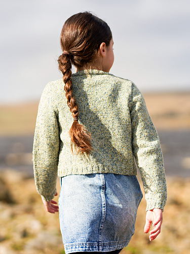 Ravelry: Bonnie Girls Cropped Cable Cardigan pattern by Sarah Hatton