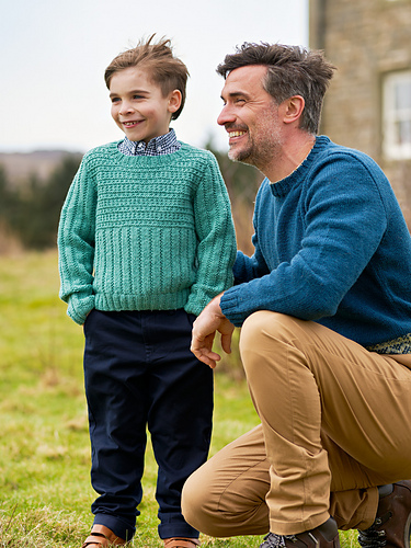 Ravelry: Maxwell Boy's Textured Gansey pattern by Sarah Hatton