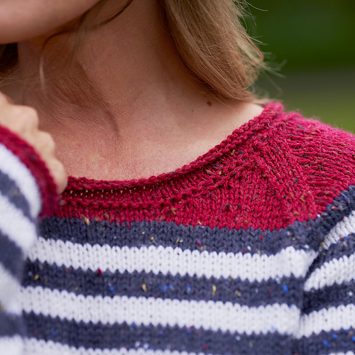 Ravelry: Jennifer Women's Snoop Neck Jumper pattern by Jenny Watson