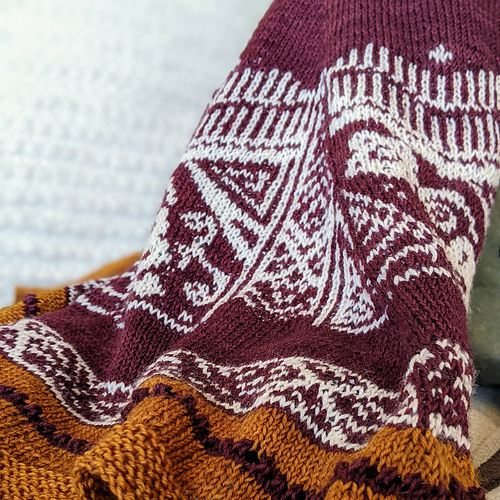 Ravelry: Nami Island Shawl: Circular Stranded Shawl pattern by Ashleigh ...