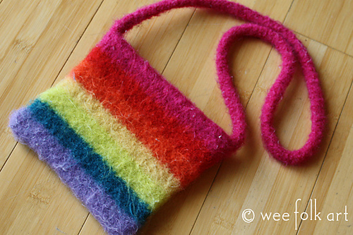 Ravelry: Little Treasures Rainbow Pouch pattern by Michelle WeeFolkArt