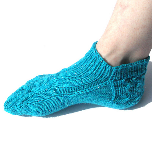 Ravelry: Tuvalu Braid Clog Sock pattern by Wee Sandy