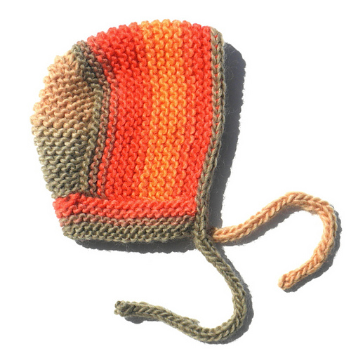 Ravelry: Adult Garter Stitch Bonnet pattern by Wee Sandy