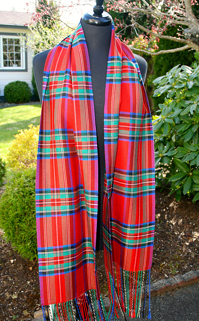 Ravelry: Weever's Royal Stewart Scarves