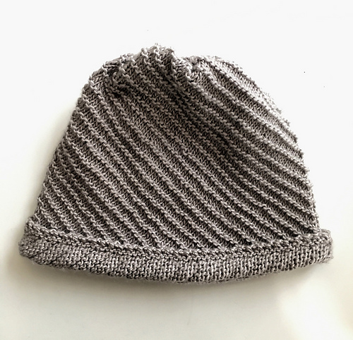 Ravelry: Diagonal Ribs Hat pattern by Wei Wilkins