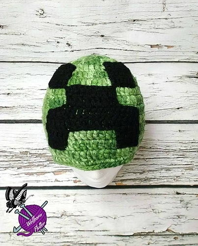 Ravelry: Creeper Minecraft Applique pattern by Wellborn Flutter