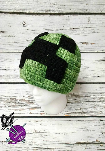 Ravelry: Creeper Minecraft Applique pattern by Wellborn Flutter