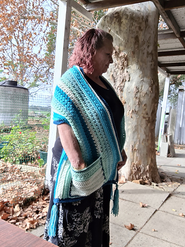 Ravelry: Friendship Pocket Wrap pattern by Merri Purdy - Purdy Sweet ...