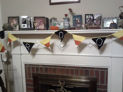 Ravelry: Candy Corn Bunting pattern by Amanda Sanders